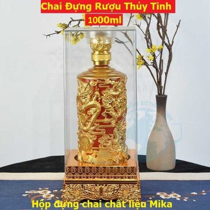 Mẫu Chai Rượu Đẹp 1000ML đế vương